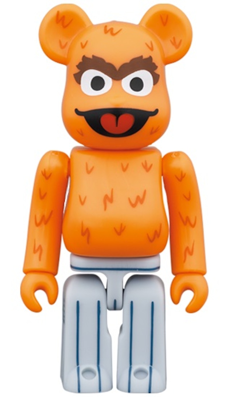 Bearbrick x Sesame Street Oscar the Grouch (The Original Orange Fur Ver ...