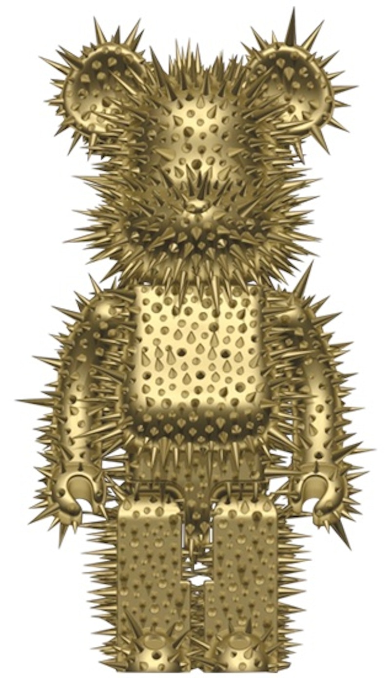 Bearbrick x Shinsuke Ikeuchi Spike 1000% Gold - US