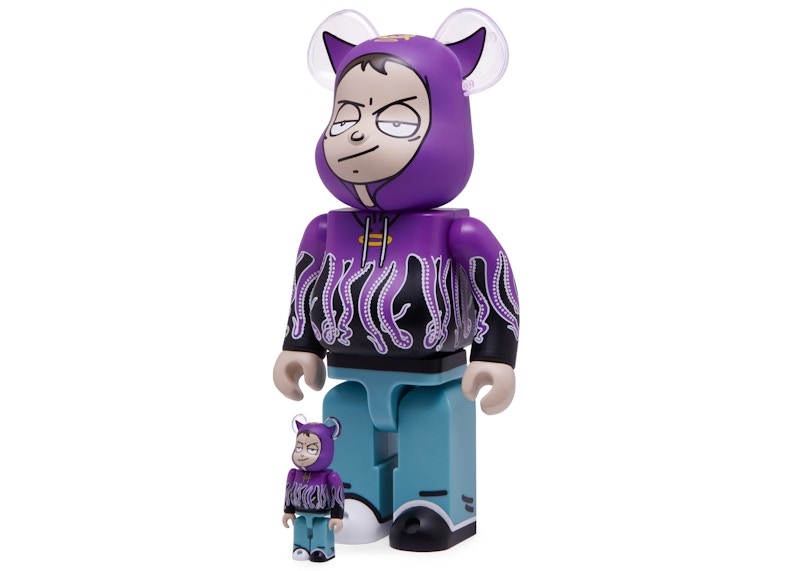 Bearbrick x thasup x Octopus 100% & 400% Set Purple - US