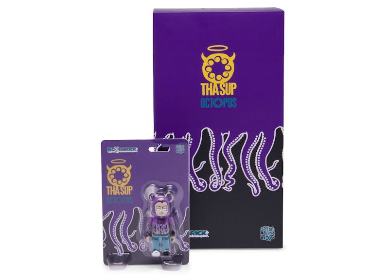 Bearbrick x thasup x Octopus 100% & 400% Set Purple - US