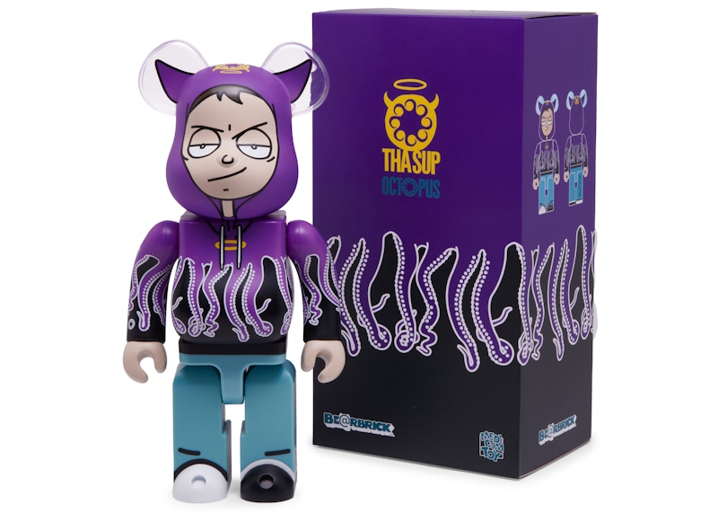 Bearbrick x thasup x Octopus 400% Purple - US
