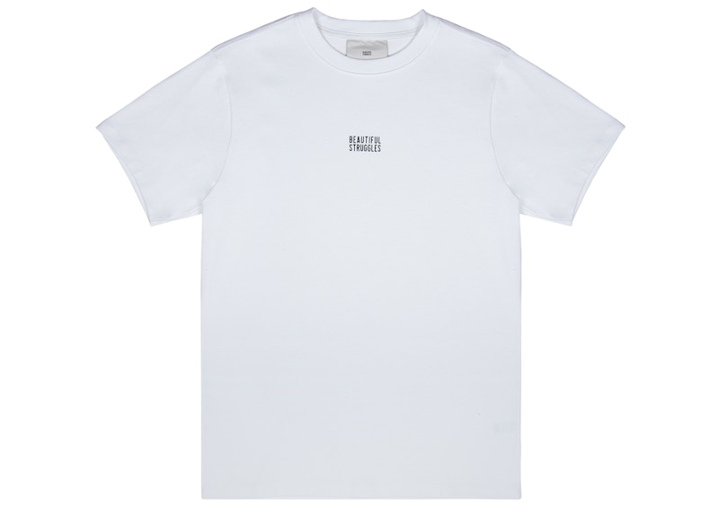 Beautiful Struggles London Pop-Up Logo Print Center T-Shirt White ...