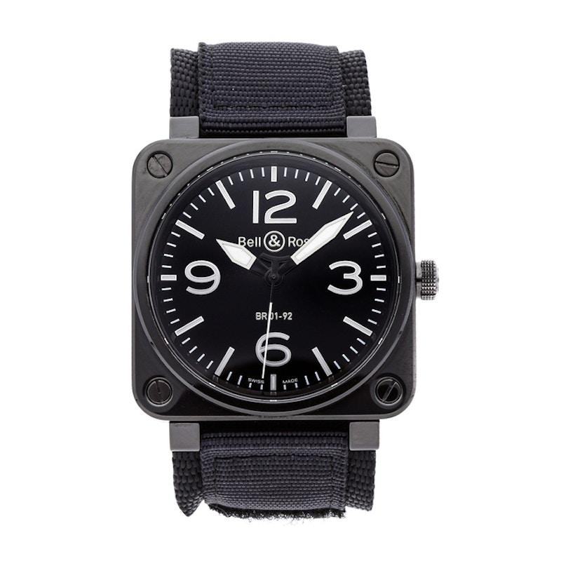 Bell and Ross BR01-92 BR01-92-CB 46mm in Ceramic - US