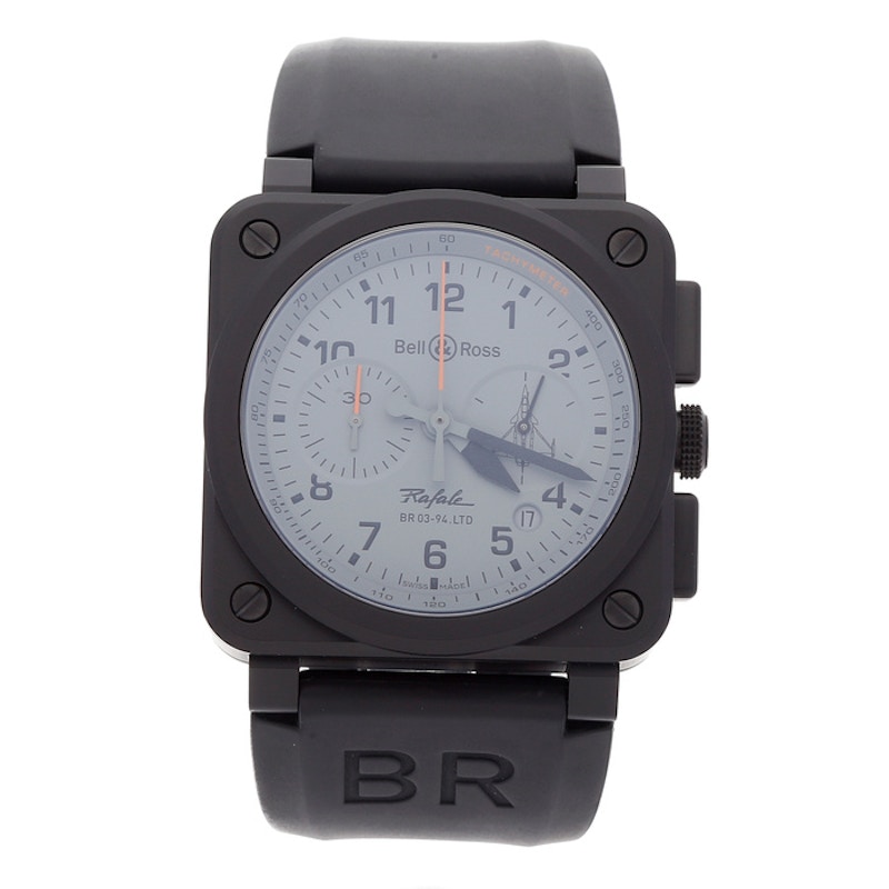 Bell Ross BR03 Rafale Chronograph Limited Edition BR0394-RAFALE-CE 42mm ...