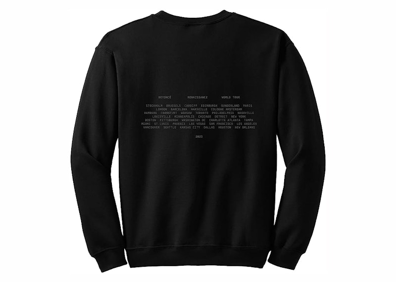 Beyonce Official Renaissance World Tour Merch Billboard Crewneck ...