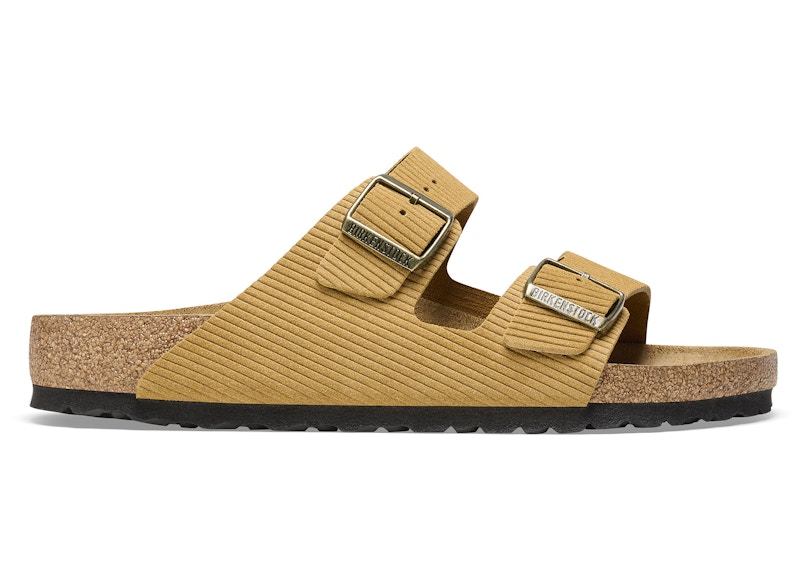 Birkenstock Arizona Embossed Corduroy Suede Cork Brown - 1026094/ ...