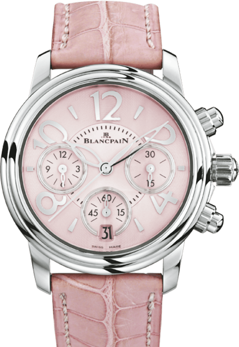 Blacnpain Chronograph 3485F-1141-97B 34mm in Stainless Steel - GB