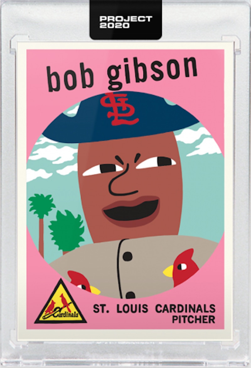 Bob Gibson 1959 Topps Project 2020 Keith Shore /1451 #54 - 1959