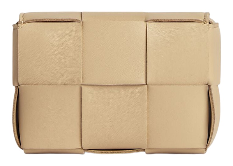 Bottega Veneta Candy Cassette Crossbody Bag Mini Intreccio Porridge in ...