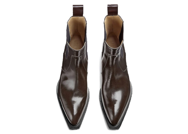 Bottega Veneta Pointed Toe Chelsea Boot Brown 남성 - 667085V10T02113 - KR