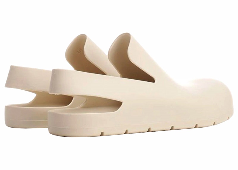 Bottega Veneta Rubber Slingback Puddle Shoe White (Women's ...