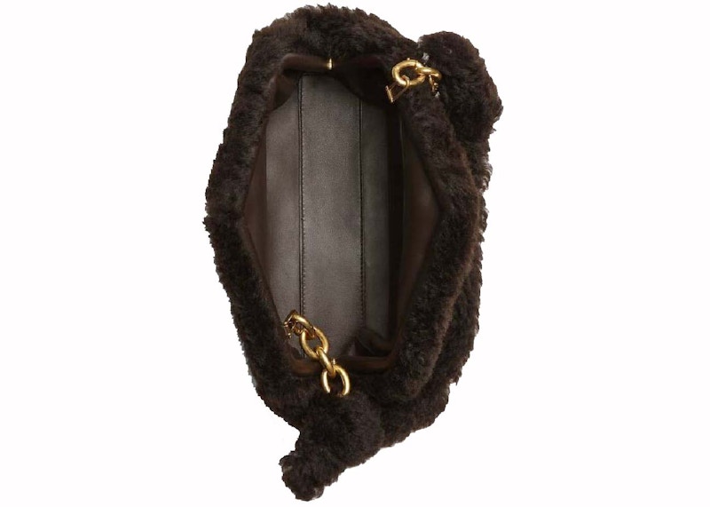 Bottega Veneta Small Triangle Frame Shoulder Bag Fondant Gold in ...