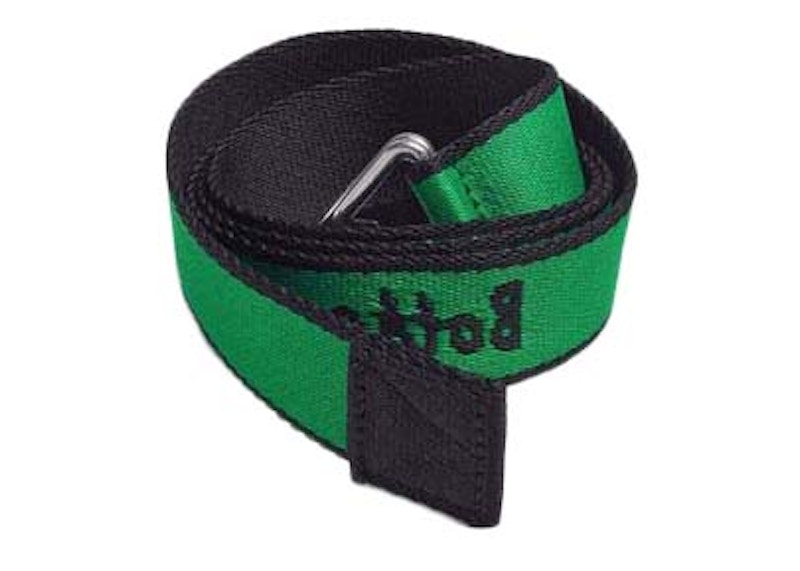 Bottega Veneta Tech Belt Black/Green in Cotton with Silver-tone - US