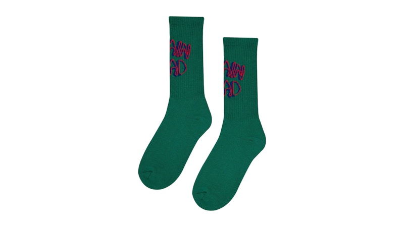 Brain Dead Bd Stringy Socks Green Men's - SS25 - US