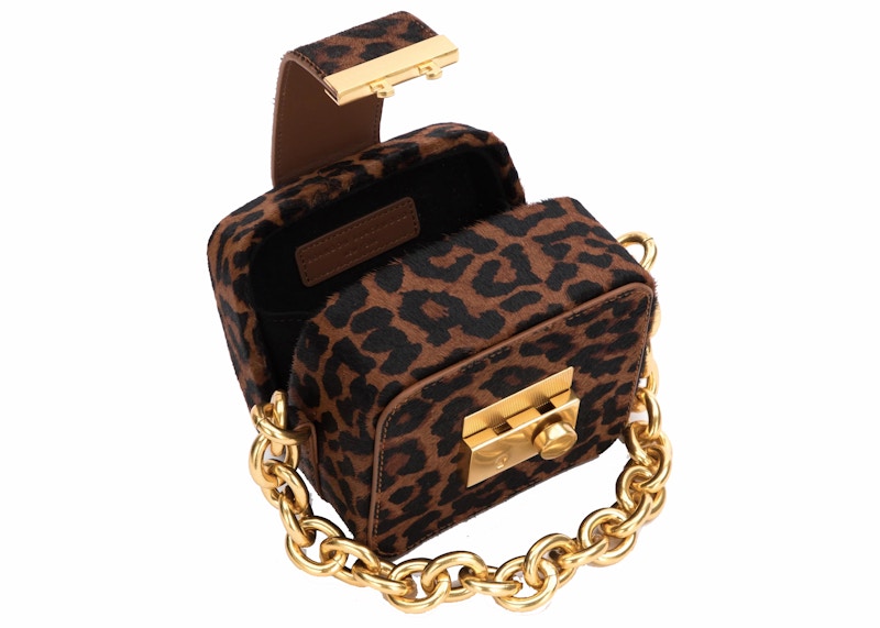Brandon Blackwood Caro Buckle Bag Leopard Ponyhair in Ponyhair/Cowhide ...