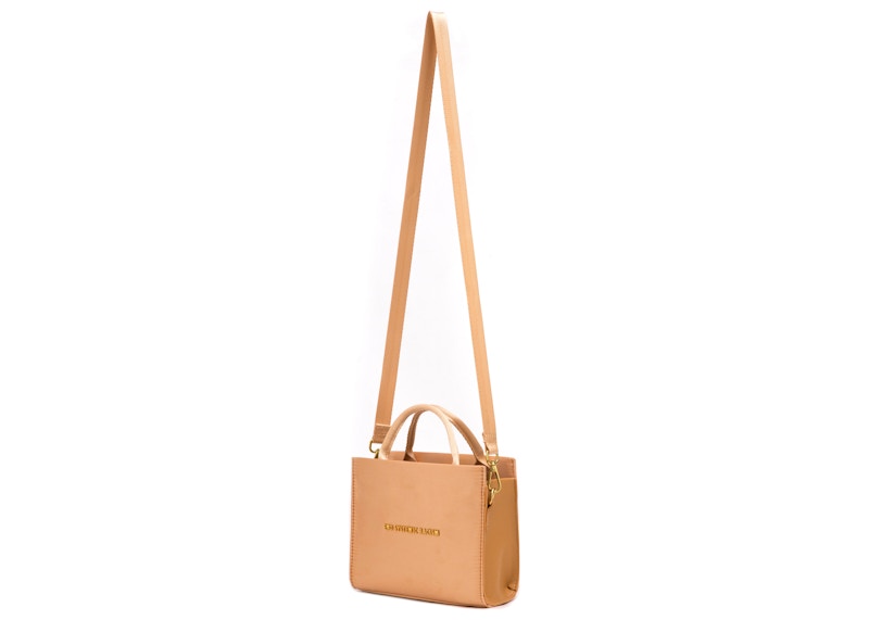 Brandon Blackwood "End Systemic Racism" ESR Tote Satin Beige in Satin ...