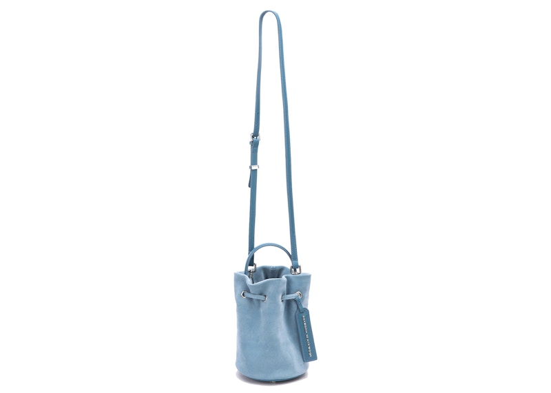 Brandon Blackwood Kamal Bucket Bag Suede Blue in Suede Leather with ...