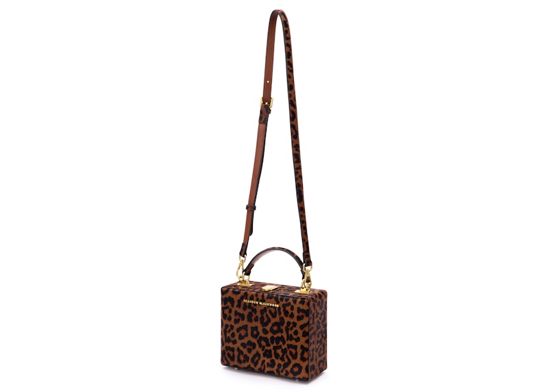Brandon Blackwood Kendrick Trunk Ponyhair Leopard in Vegan Leather with ...