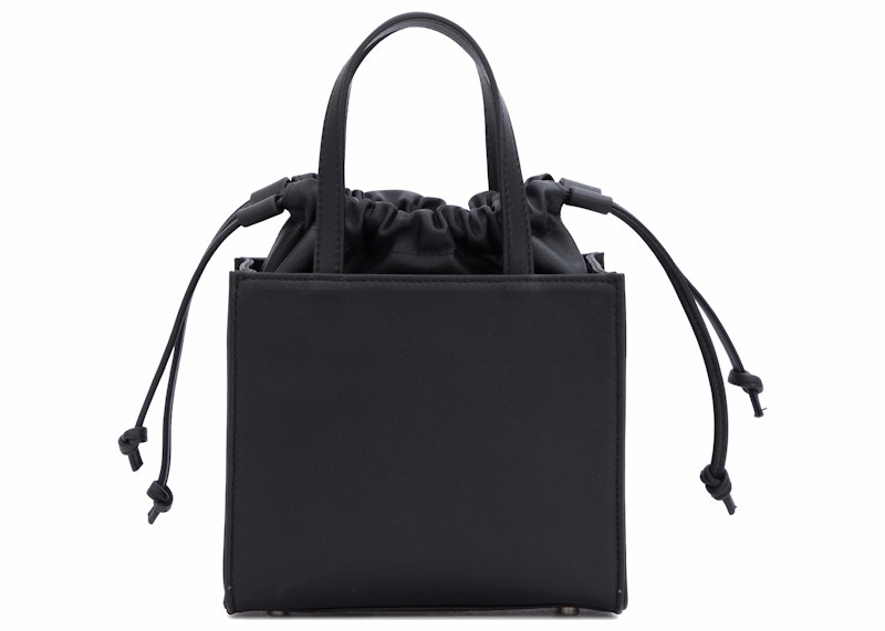 Brandon Blackwood Laura Mini Tote Black in Cowhide Leather with Silver ...