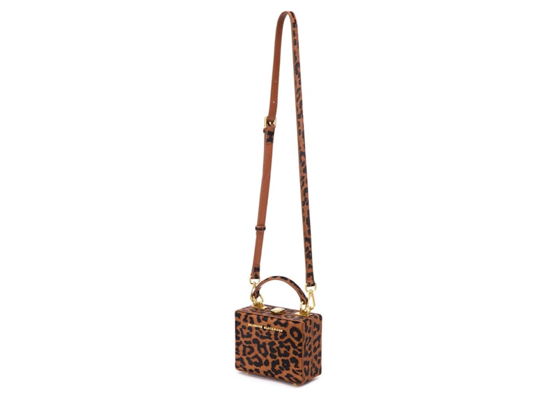 Brandon Blackwood Mini Kendrick Trunk Ponyhair Leopard in Vegan Leather ...