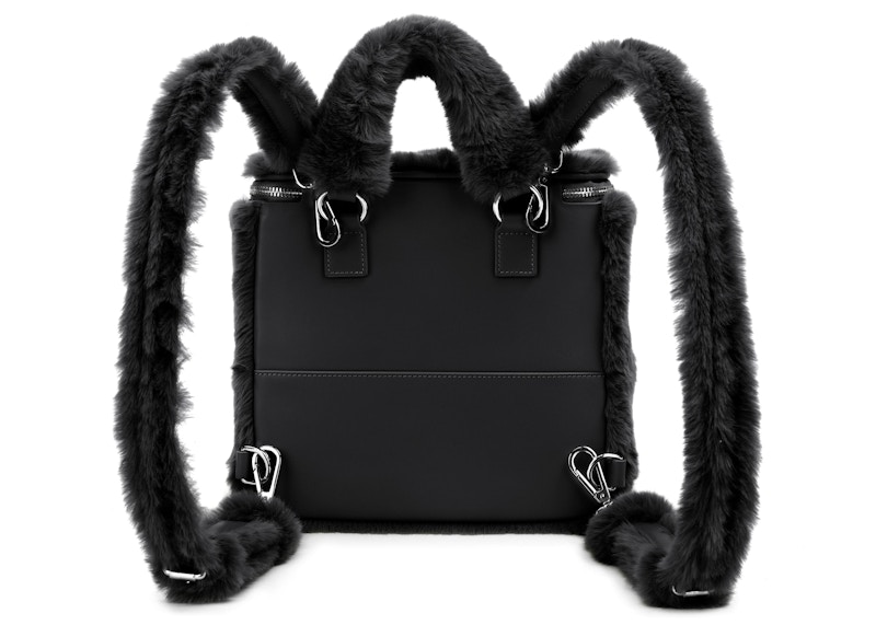 Brandon Blackwood Portmore Backpack Faux Mink Black in Faux Mink ...