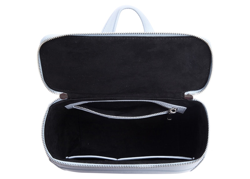 Brandon Blackwood Portmore Backpack Powder Blue in Leather with Silver ...