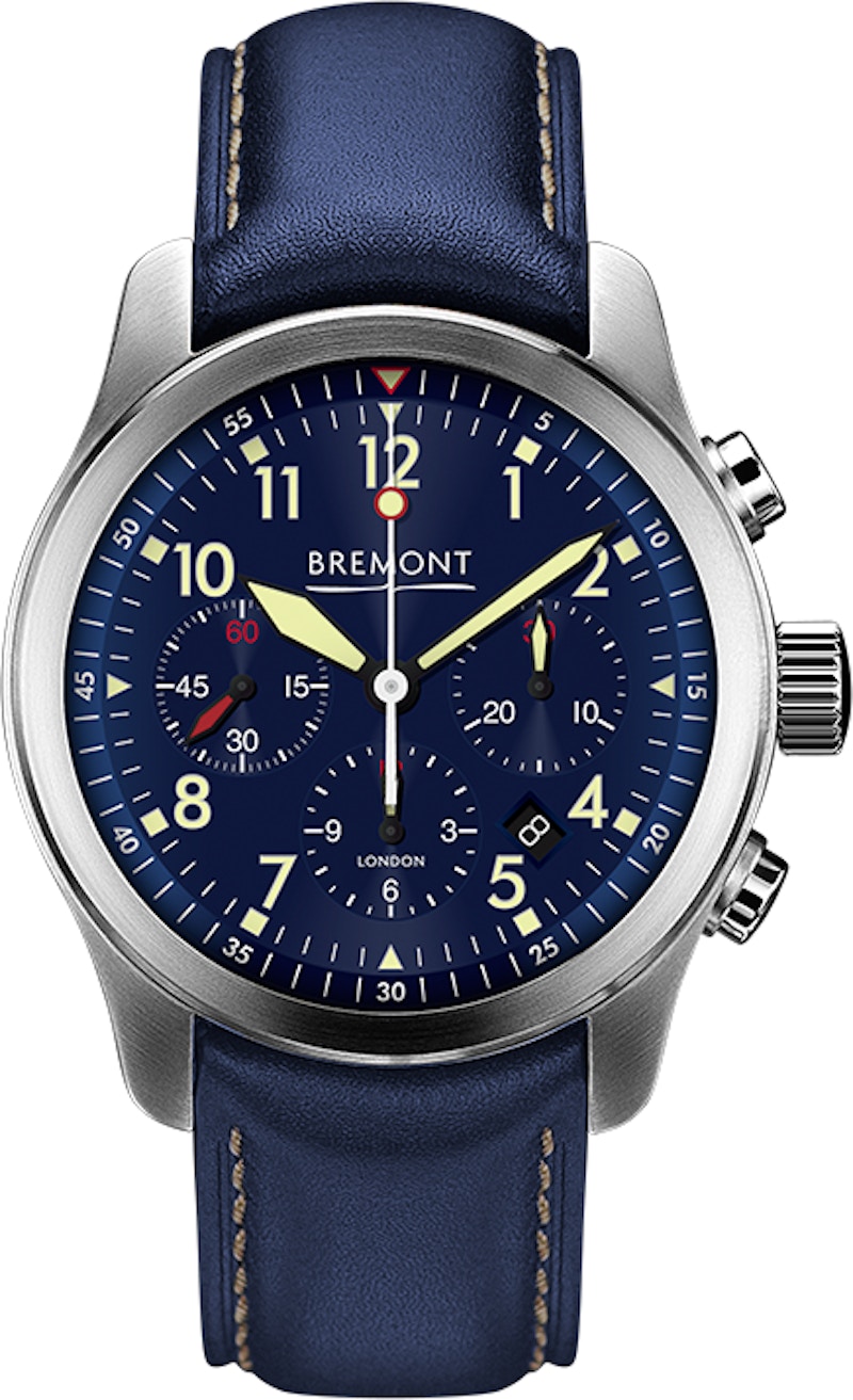 Bremont ALT1 Pilot P2/BL 43mm in Stainless Steel - GB