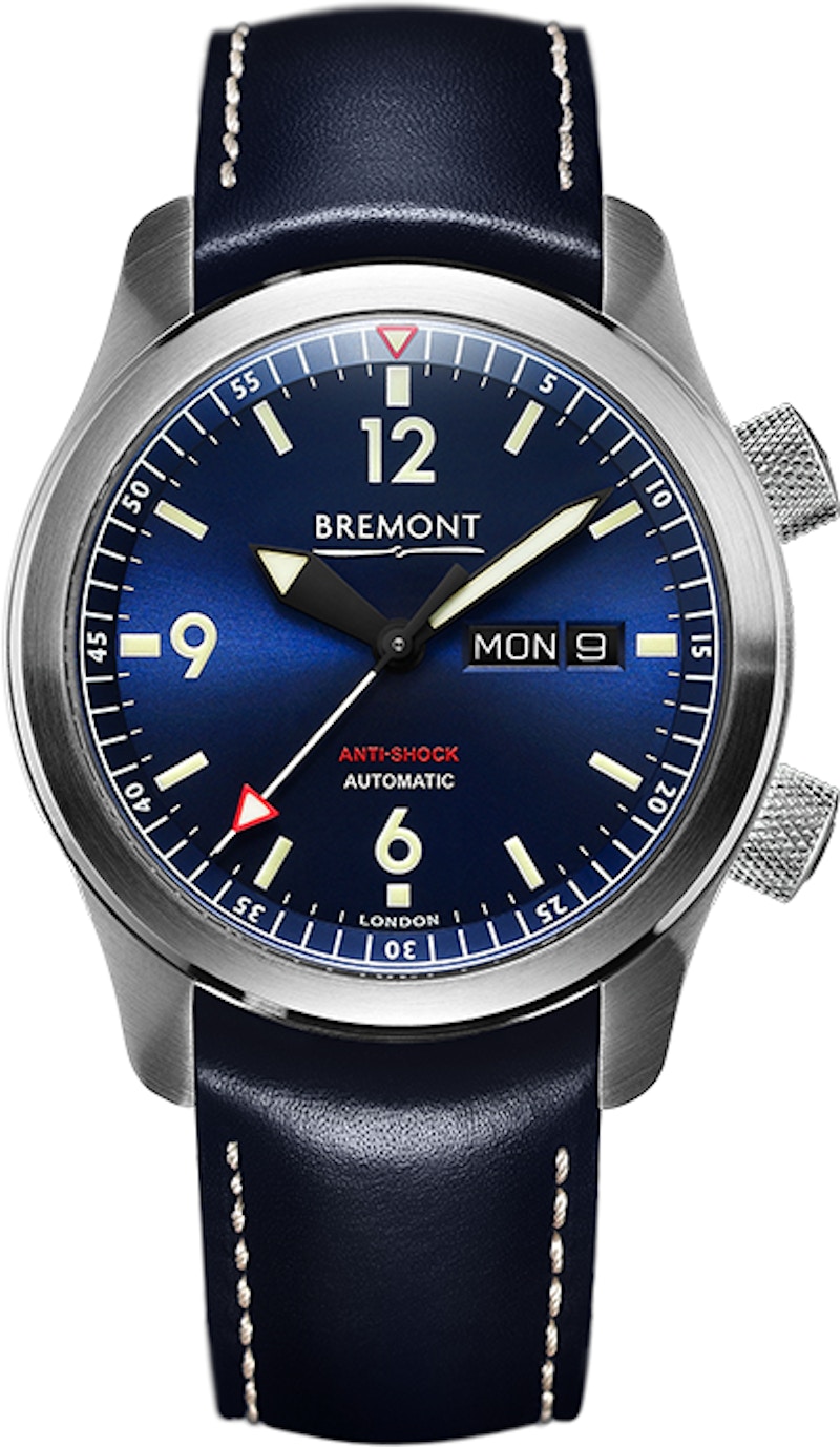 Bremont U-2 BL 43mm in Stainless Steel - GB