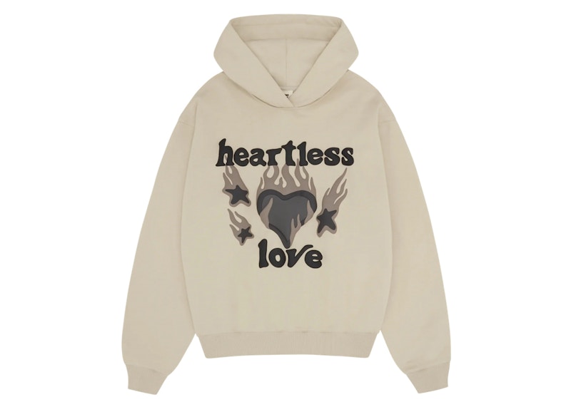 Broken Planet Heartless Love Hoodie Bone White Men's - SS24 - US