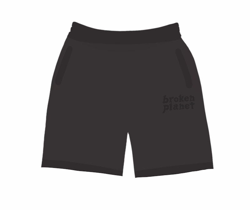Broken Planet Basics Shorts Onyx Men's - US