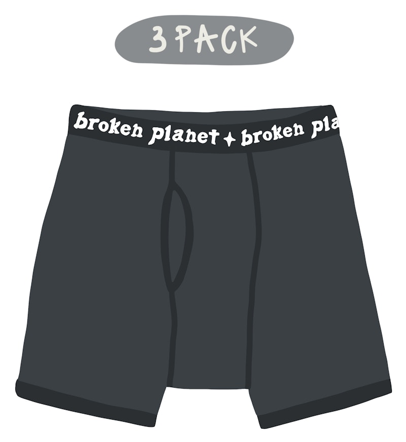 Broken Planet Broken Planet Boxers Onyx Men's - FW22 - US