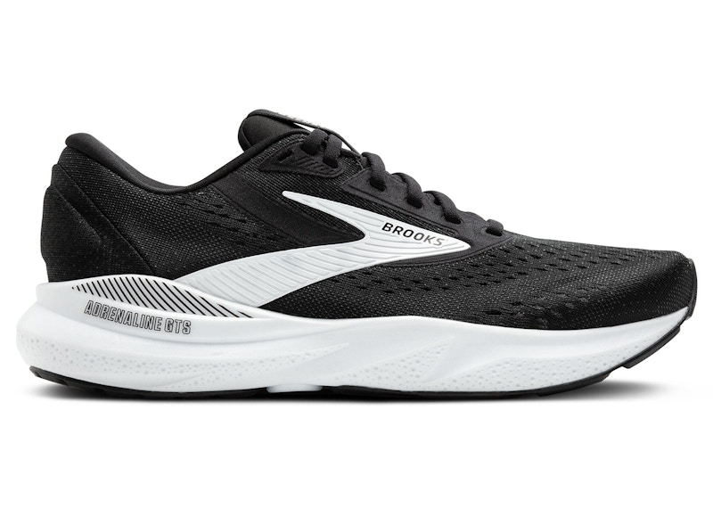 Brooks Adrenaline GTS 24 Black White Men's - 110437-1D-087 - US