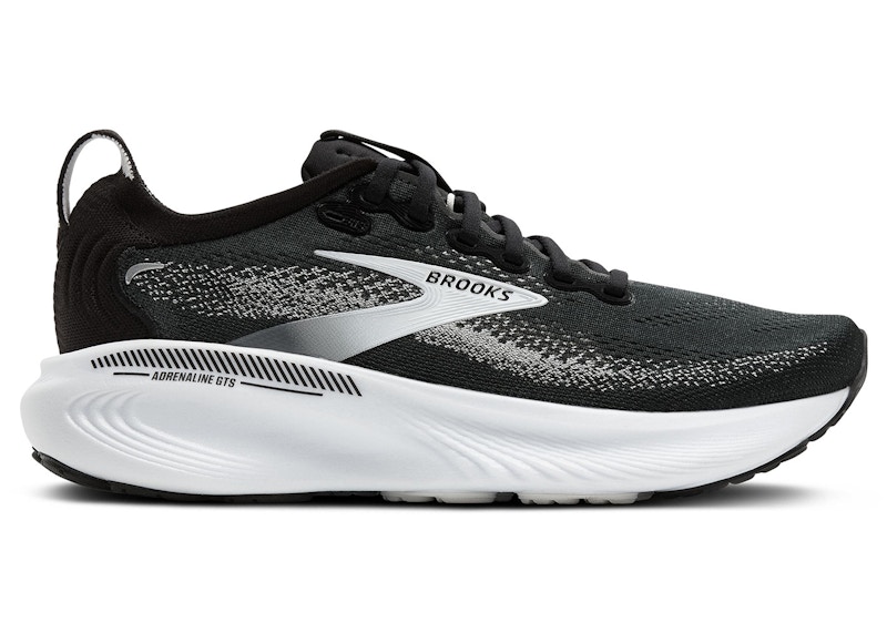 Brooks Adrenaline GTS 25 Black Grey White Men's - 110454-1D-090 - US