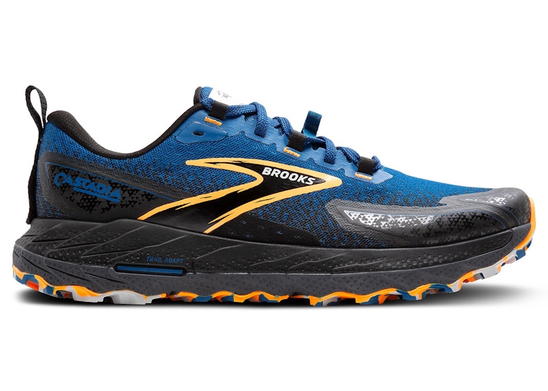 Brooks Cascadia 18 Blue Sapphire Black Orange Men's - 110426-465 - US