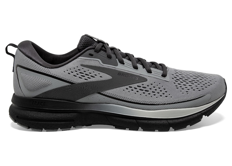 Brooks Trace 3 Grey Black Ebony Men's - 110412-1D-049 - US