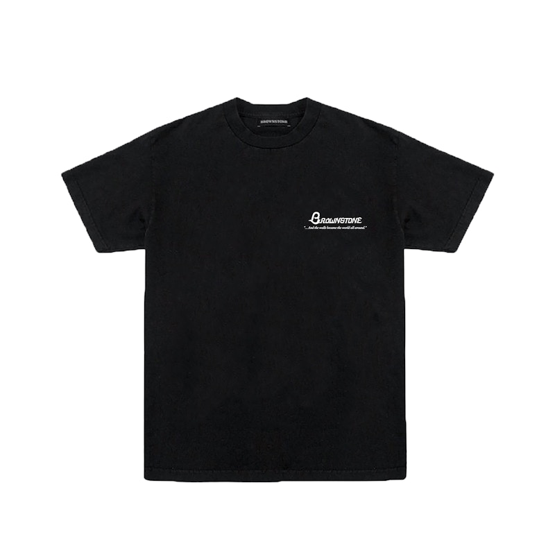 Brownstone Embroidered Cut & Sew Readymade 01 Tee Black Hombre ...