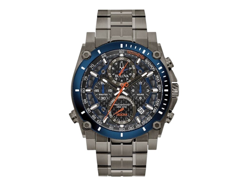 Pre-owned Bulova Men's Precisionist 98b393 Watch In Stainless Steel ...