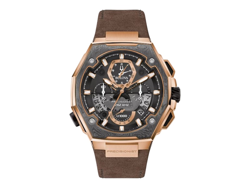 Bulova Precisionist Chronograph 98B356 45mm in Stainless Steel - US