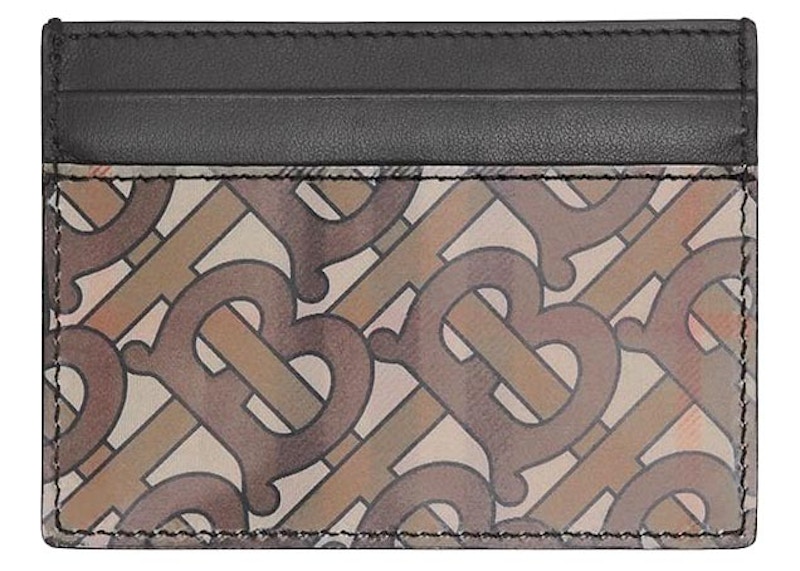 Burberry 3D Print Card Case 4 Slot Archive Beige in Thermoplastic ...