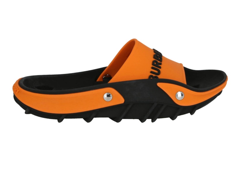 Burberry Bucklow Slide Black Orange Men's - 8056897 00002 - US