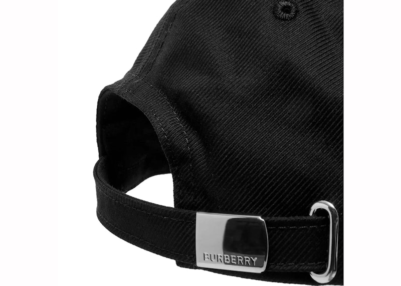 Burberry Horseferry Embroidered-Logo Baseball Cap Black Men's - US