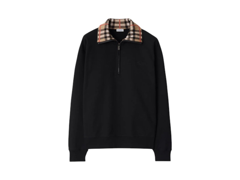 Burberry Ray Check Top Black Men's - FW25 - US