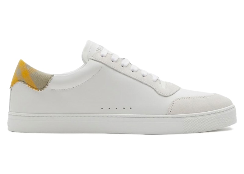 Burberry Robin Sneaker White Yellow Men's - 8077387 - US