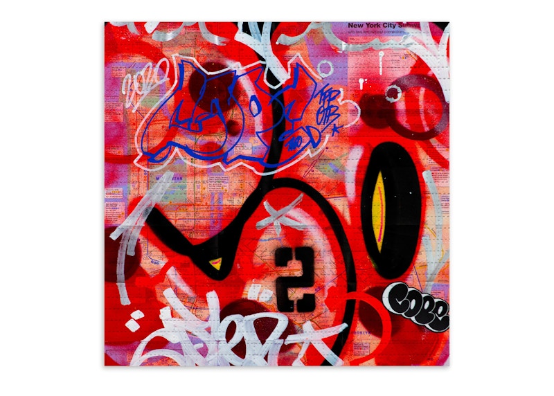 COPE2 NY Tripway Map II Print (Signed, Edition of 100) - JP