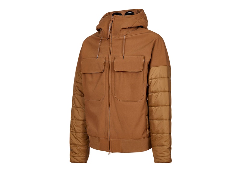 C.P. Company C.P. Shell-R Mixed Goggle Jacket Bronze Brown Men's - FW22 - US