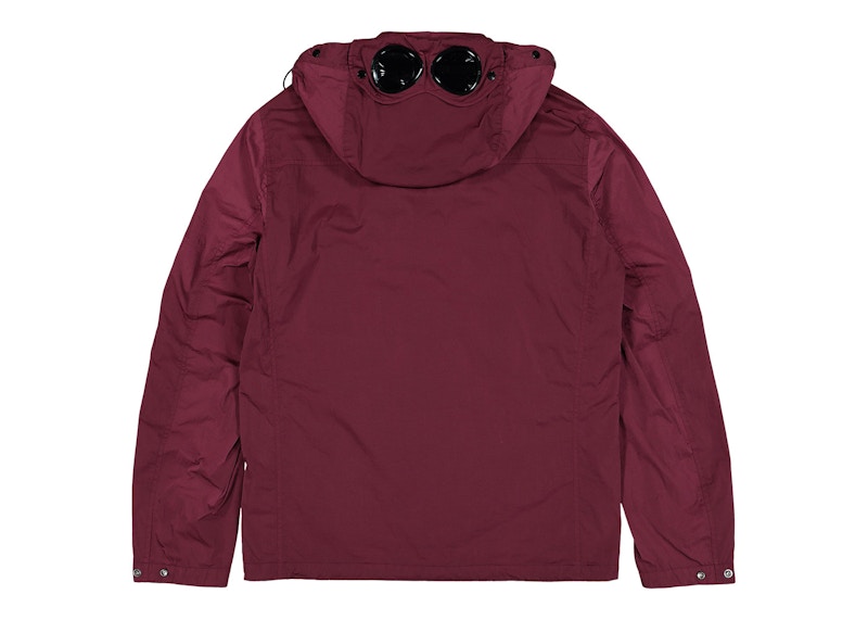 C.P. Company Chrome-R Goggle Overshirt Port Royal-Red Men's - US