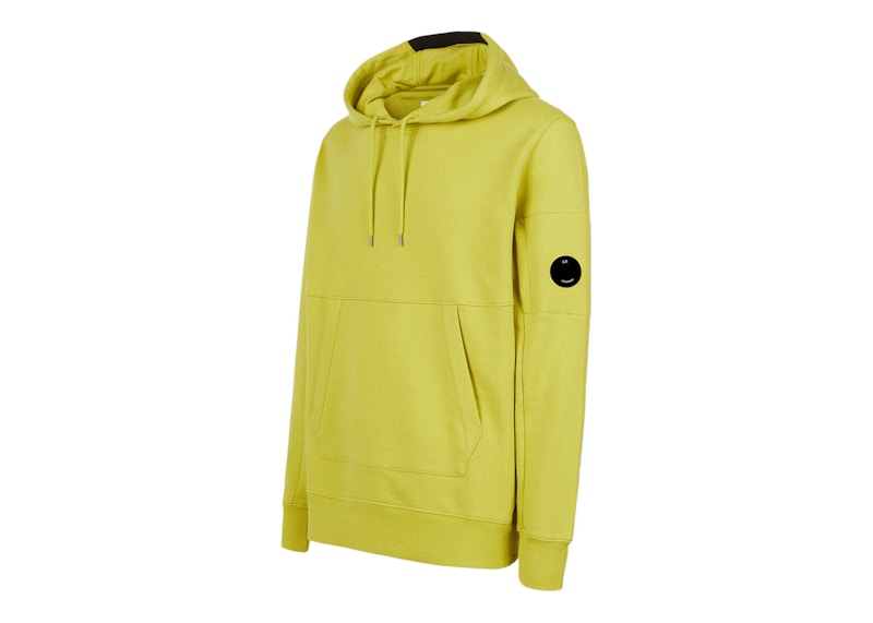 C.P. Company Diagnol Raised Fleece Hoodie Golden Palm-Yellow Men's - US