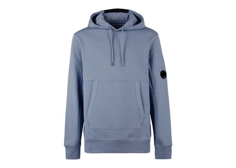 C.P. Company Diagnol Raised Fleece Hoodie Infinity-Blue Men's - US