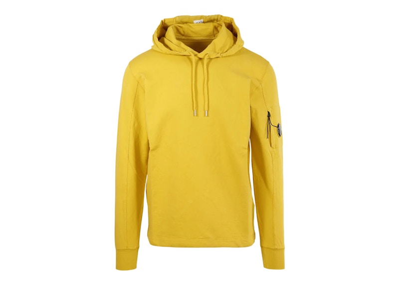 C.P. Company Light Fleece Pullover Hoodie Yellow Hombre - ES