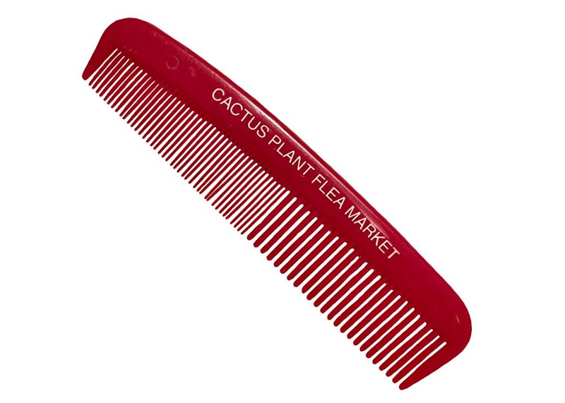Cactus Plant Flea Market Pocket Comb Red - US